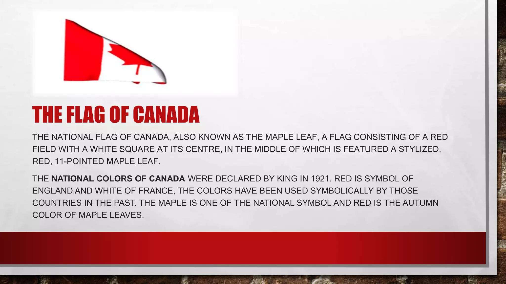 Canada presentation | PPTX