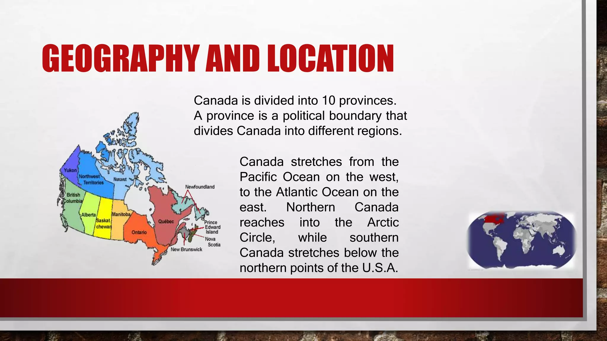 Canada presentation | PPTX