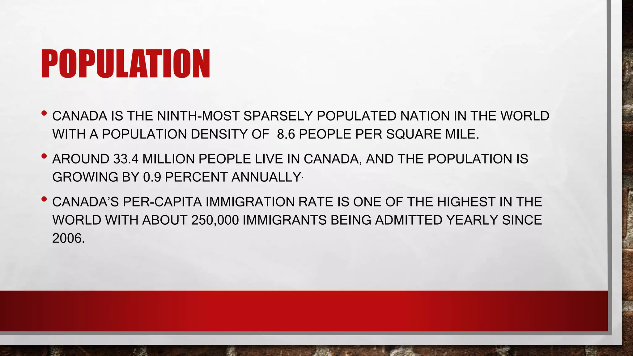 Canada presentation | PPTX