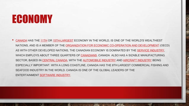 Canada presentation | PPTX