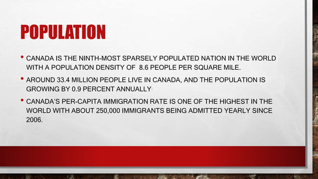 Canada presentation | PPTX