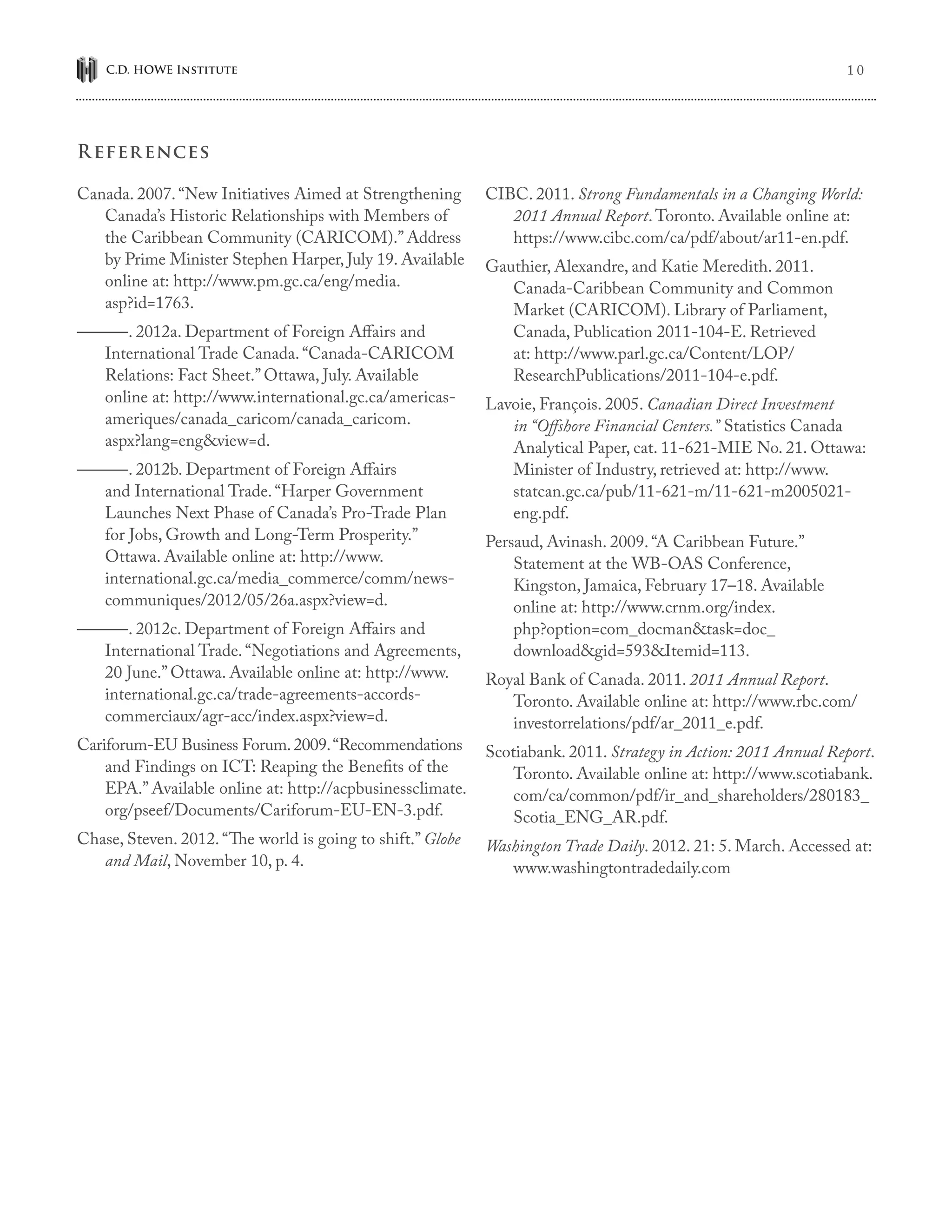 Canada-CARICOM "Trade-not-Aid" Strategy: Important and Achievable | PDF