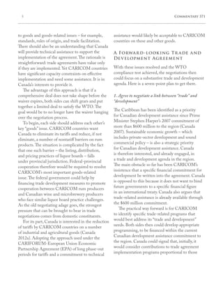 Canada-CARICOM "Trade-not-Aid" Strategy: Important and Achievable | PDF