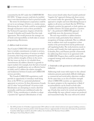 Canada-CARICOM "Trade-not-Aid" Strategy: Important and Achievable | PDF