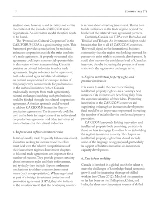 Canada-CARICOM "Trade-not-Aid" Strategy: Important and Achievable | PDF