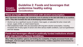 Health Canada Office of Nutrition Policy and Promotion | PDF