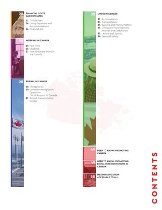 Canada Guidebook for studying in Canada | PDF