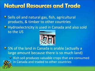 Canada location-climate-natural resources -trading | PPT
