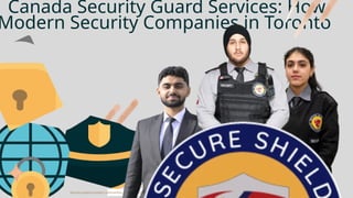 Canada Security Guard Services In toronto | PPTX