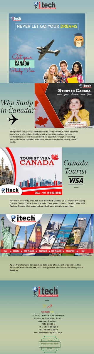 Canada Student Visa Consultants in Amritsar | PDF