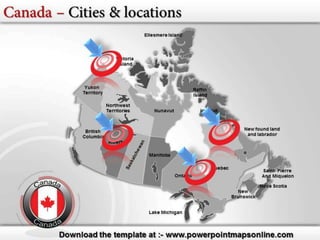 Canada PowerPoint Maps | PPTX