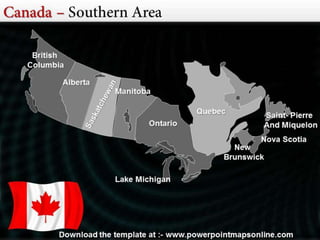 Canada PowerPoint Maps | PPTX