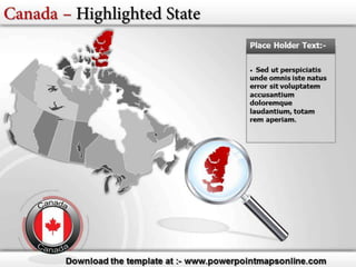 Canada PowerPoint Maps | PPTX