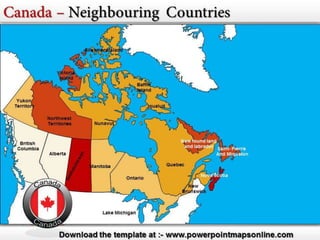 Canada PowerPoint Maps | PPTX