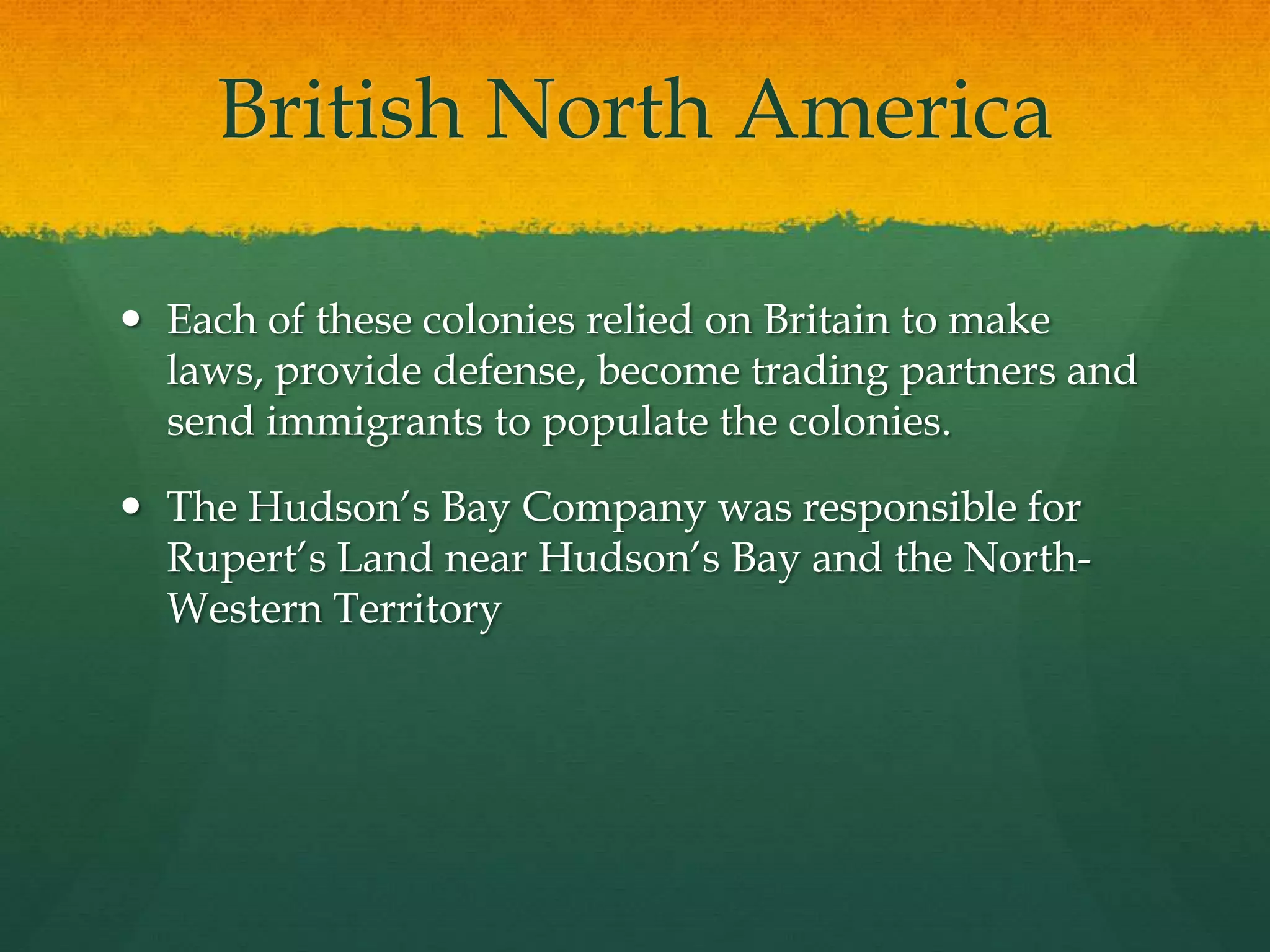 Canada 1825 an introduction | PPT