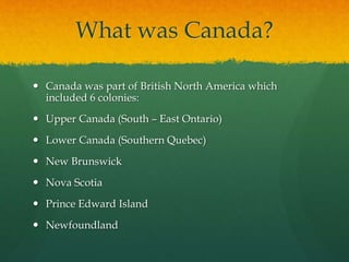Canada 1825 an introduction | PPT
