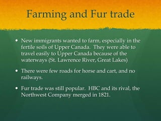 Canada 1825 an introduction | PPT