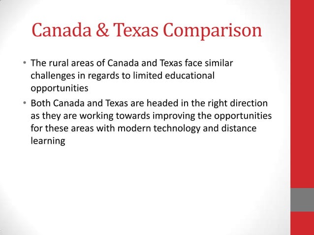 Canada and distance learning power point (1) | PPT