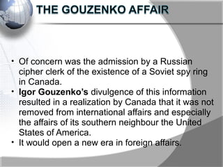Canada and the cold war | PPT