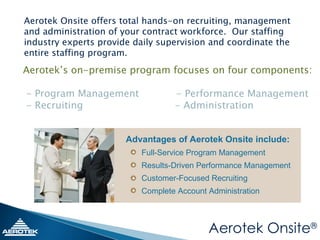 Aerotek Professional Services Information | PPT