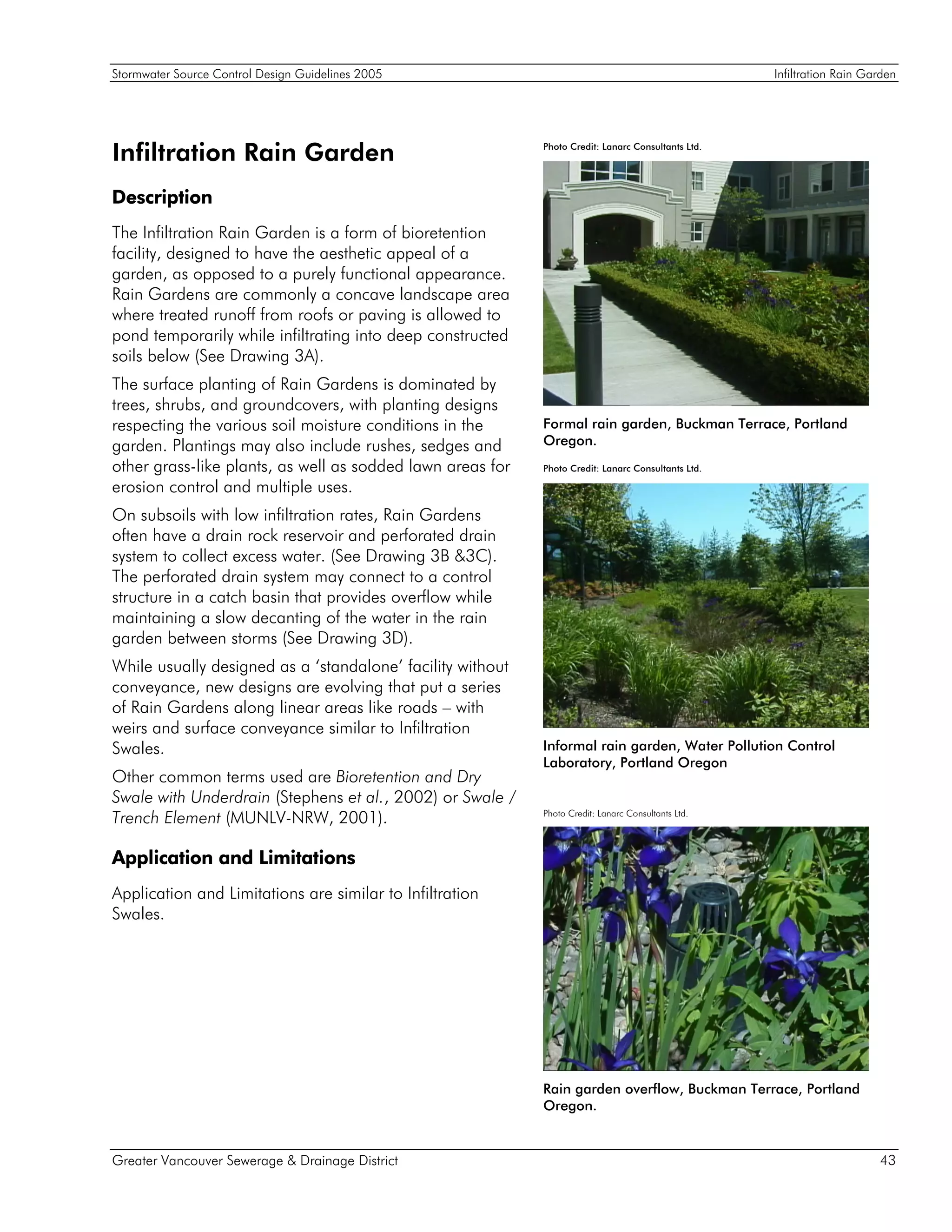 Canada: BC: Infiltration Rain Garden | PDF