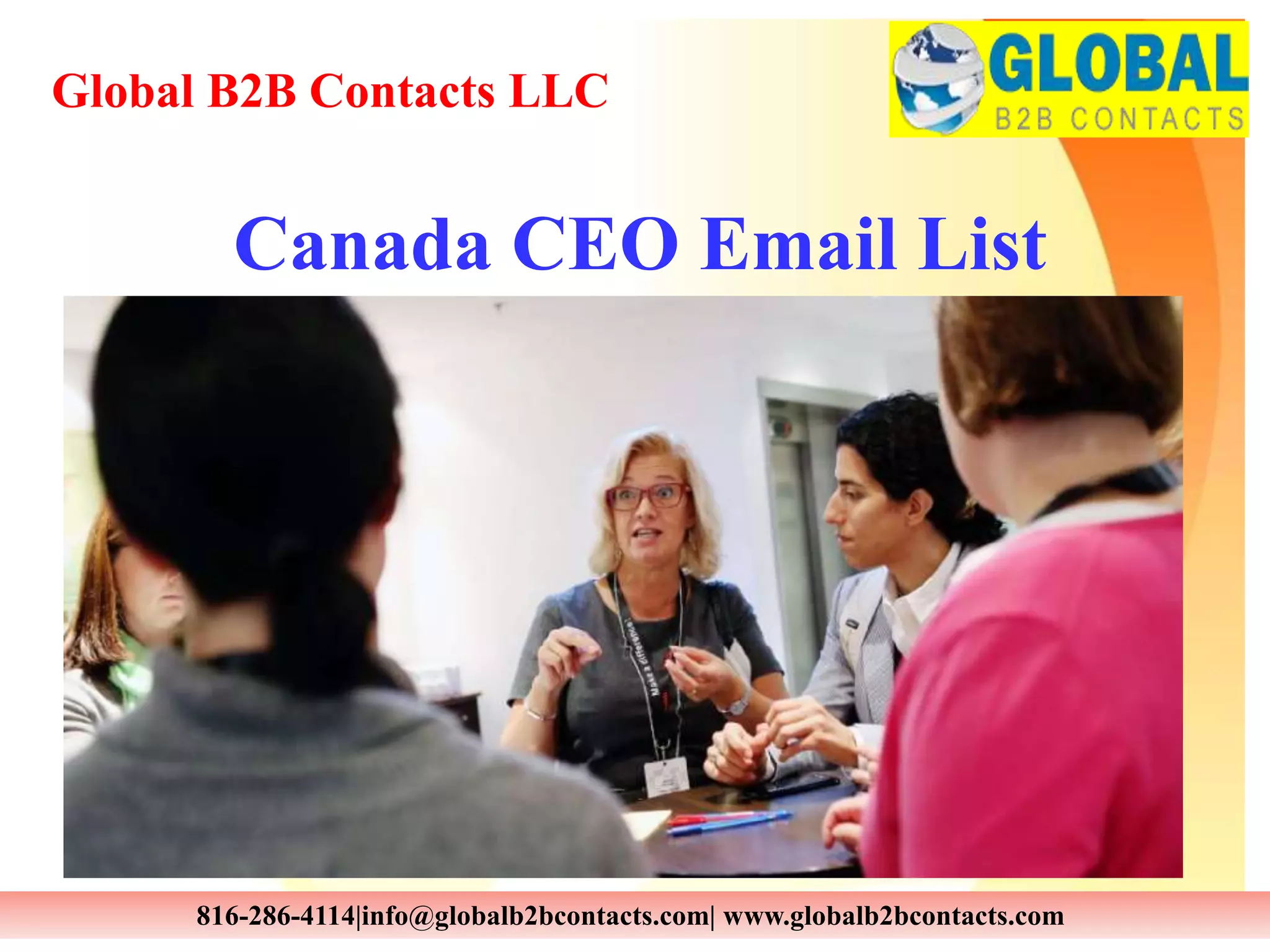 Canada ceo email list | PPT