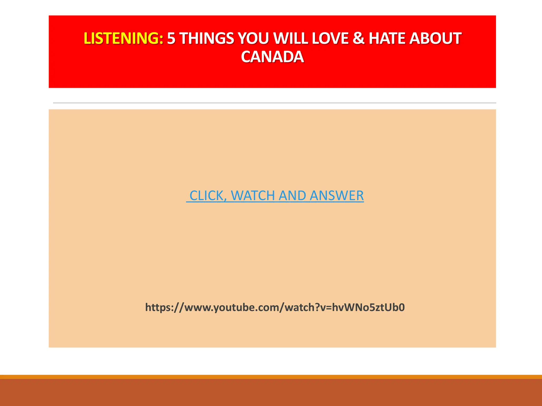 A brief view of Canada Culture and curiosities .ppt