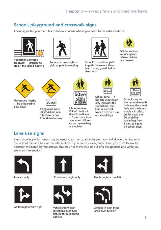 Canada driver's knowledge test 3 | PDF