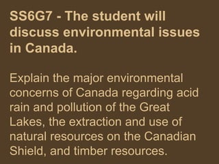 Canada_Environmental_Concerns.ppt | Environment | Science