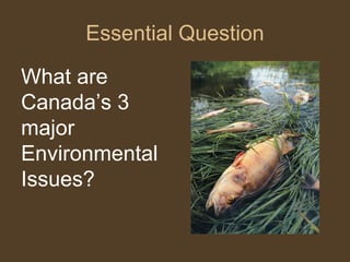 Canada_Environmental_Concerns.ppt | Environment | Science