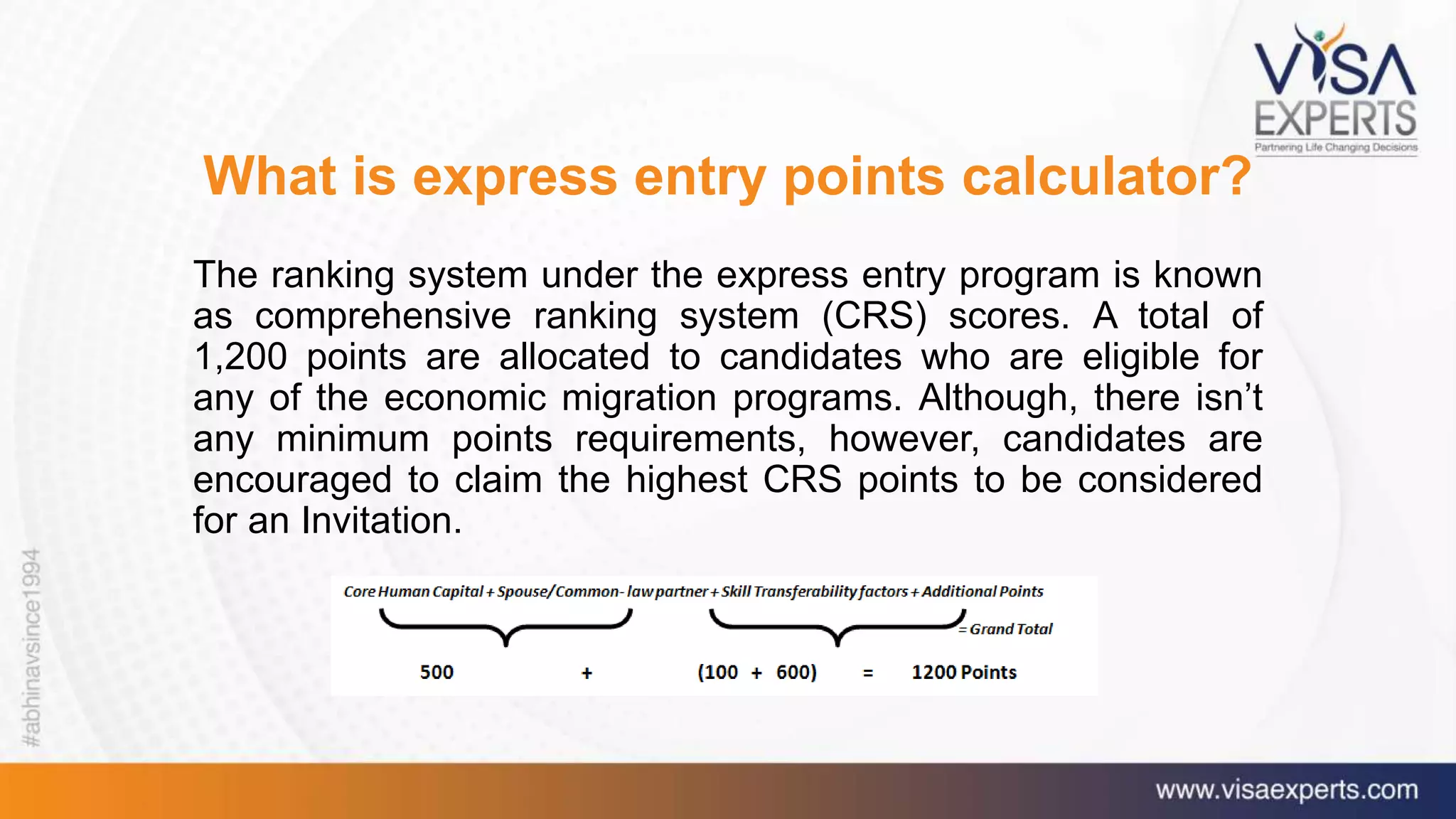 Canada express entry system | PPTX