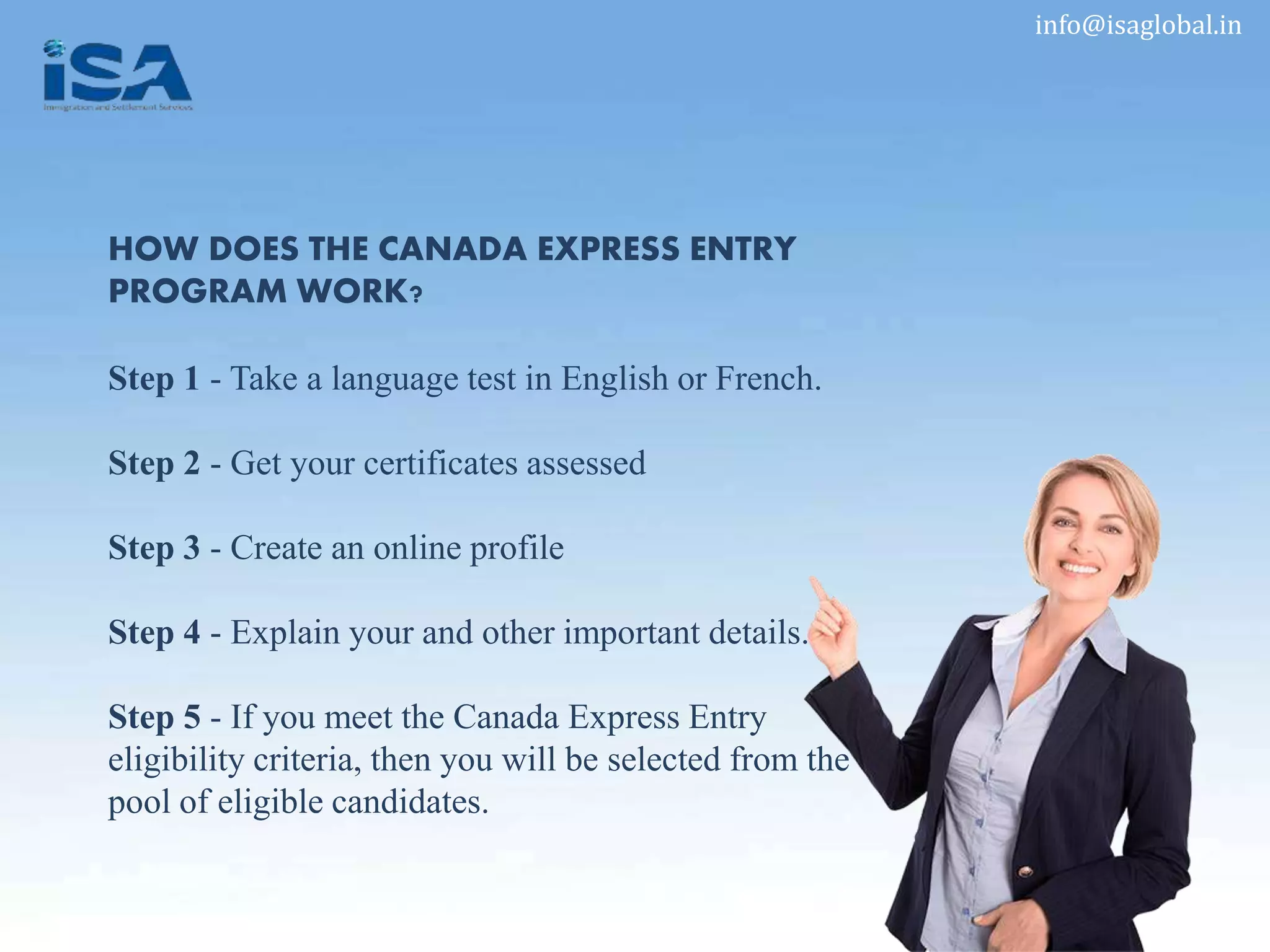 Canada express entry information | PPTX