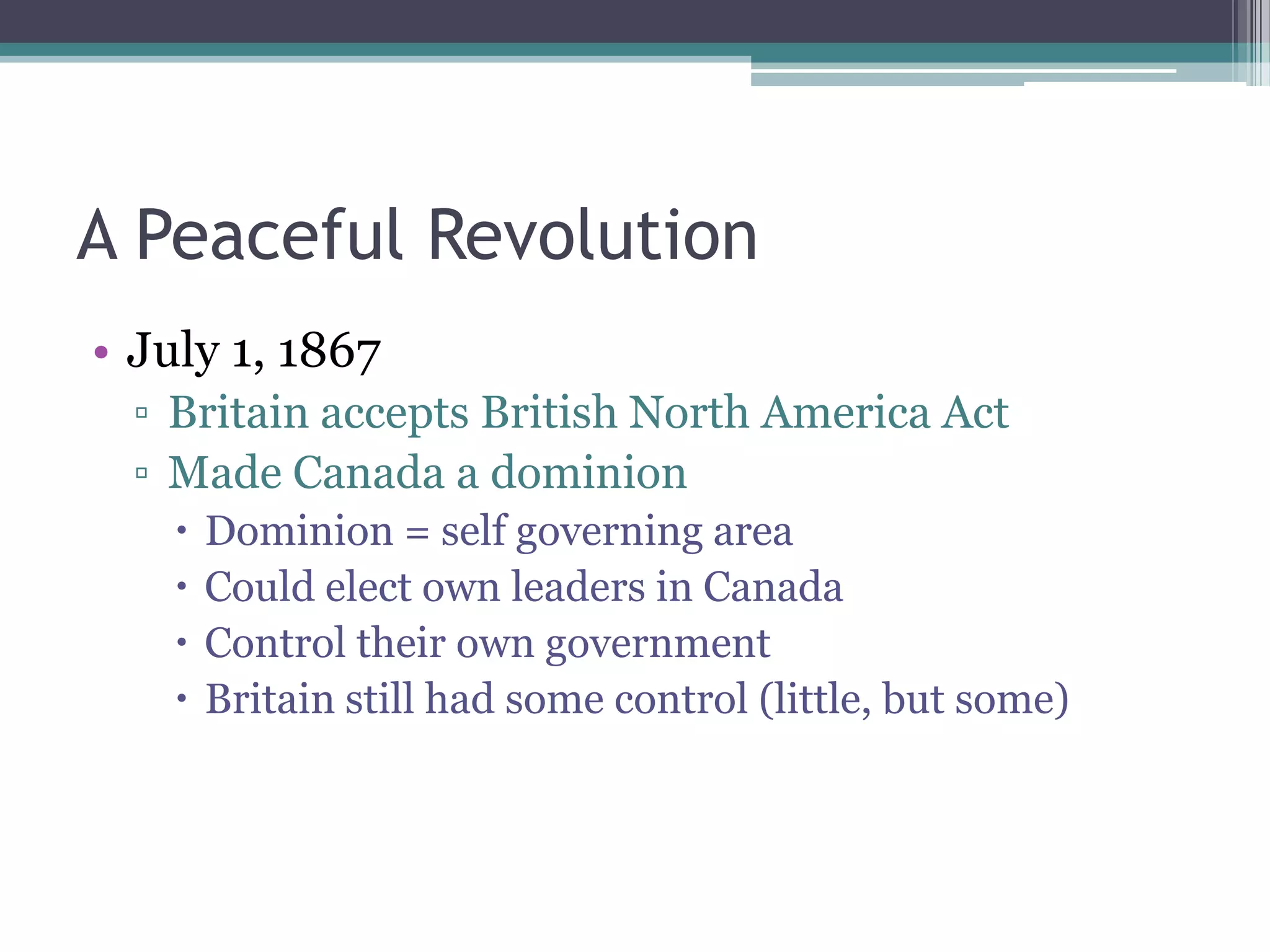 History of Canada REVIEW | PPTX