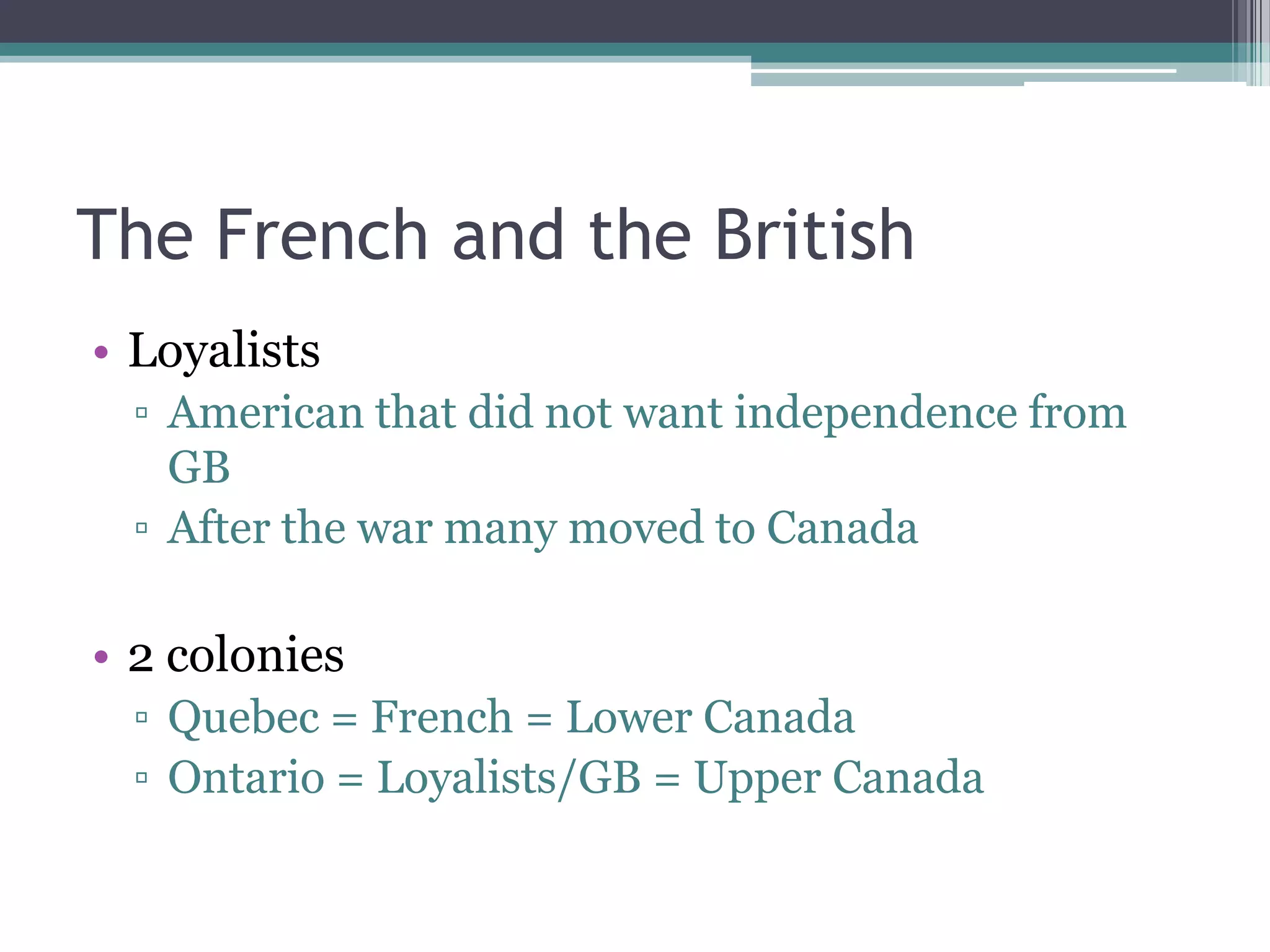 History of Canada REVIEW | PPTX