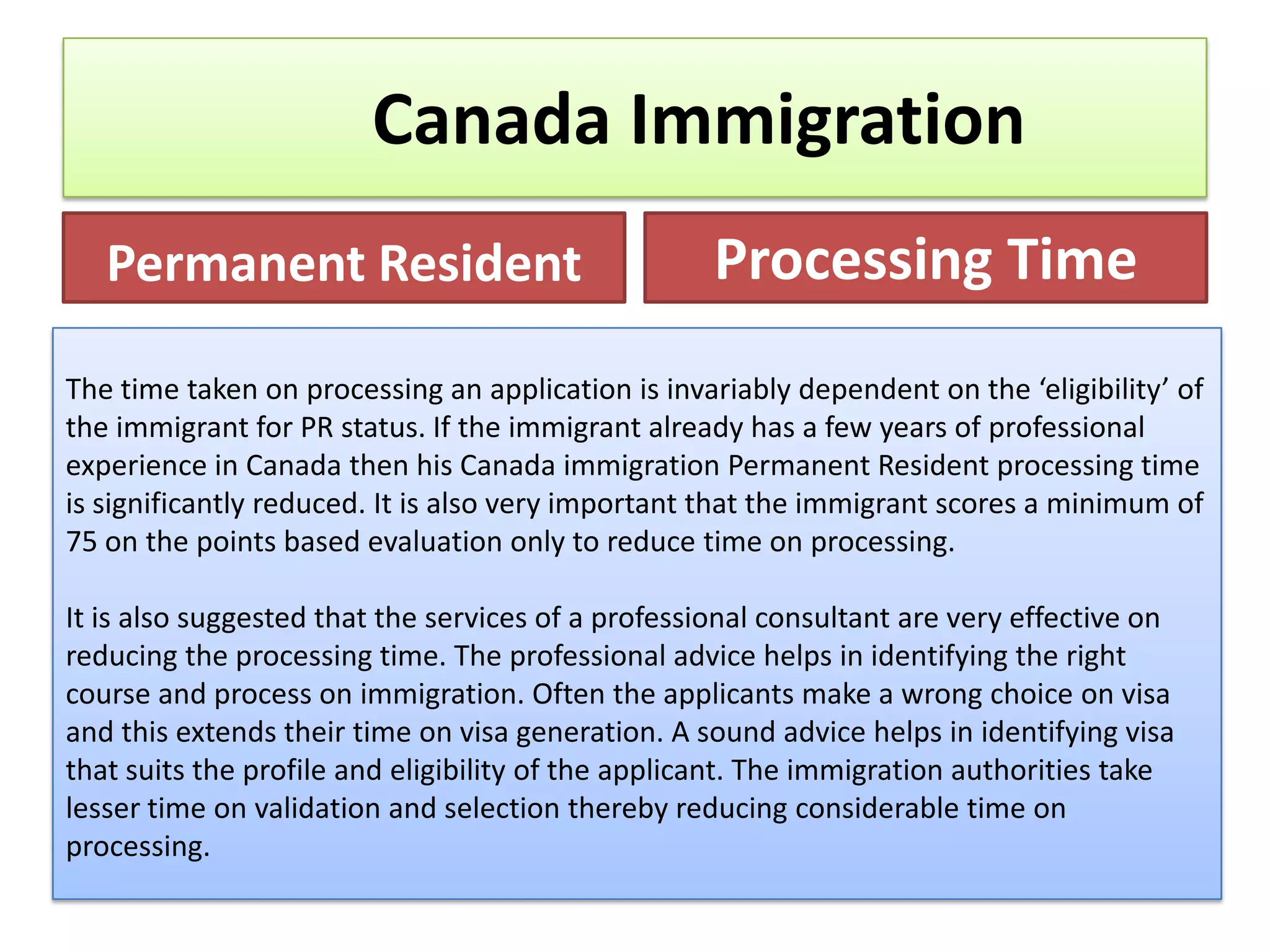 Canada immigration | PPTX