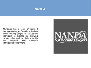 Canada Immigration Lawyer | PPT