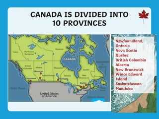 canada information for english learners or culttural knowledge | PPTX