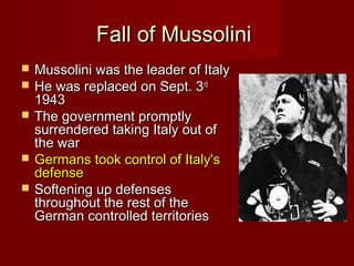Canada and the Italian Campaign in WWII | PPT | Free Download