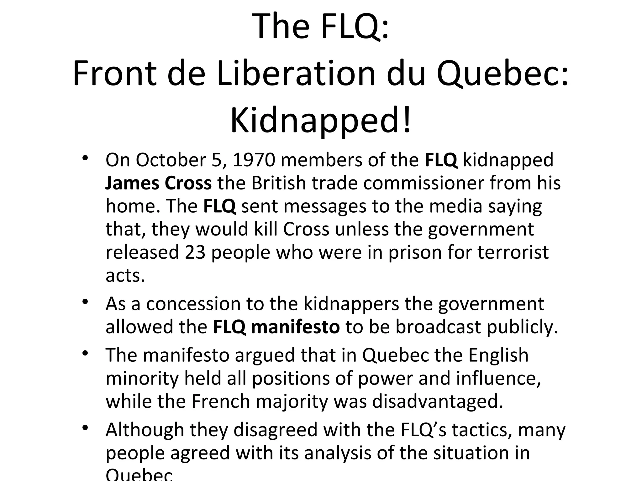 Canada in the 60s and 70s | PPT