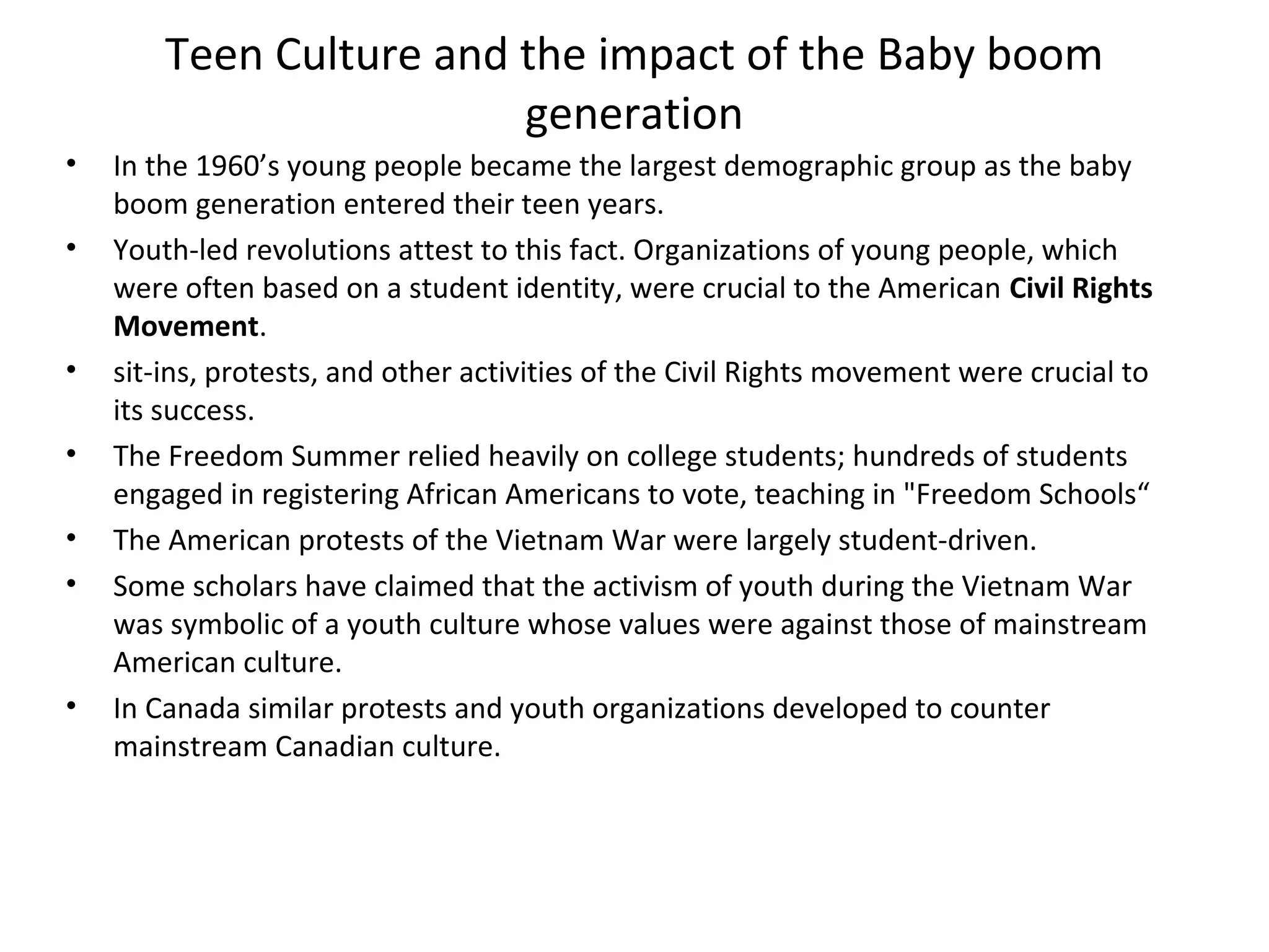 Canada in the 60s and 70s | PPT