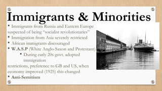 Canada in the roaring twenties | PPT