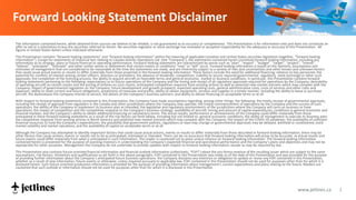 Canada Jetlines October 2021 Investor Deck | PPT