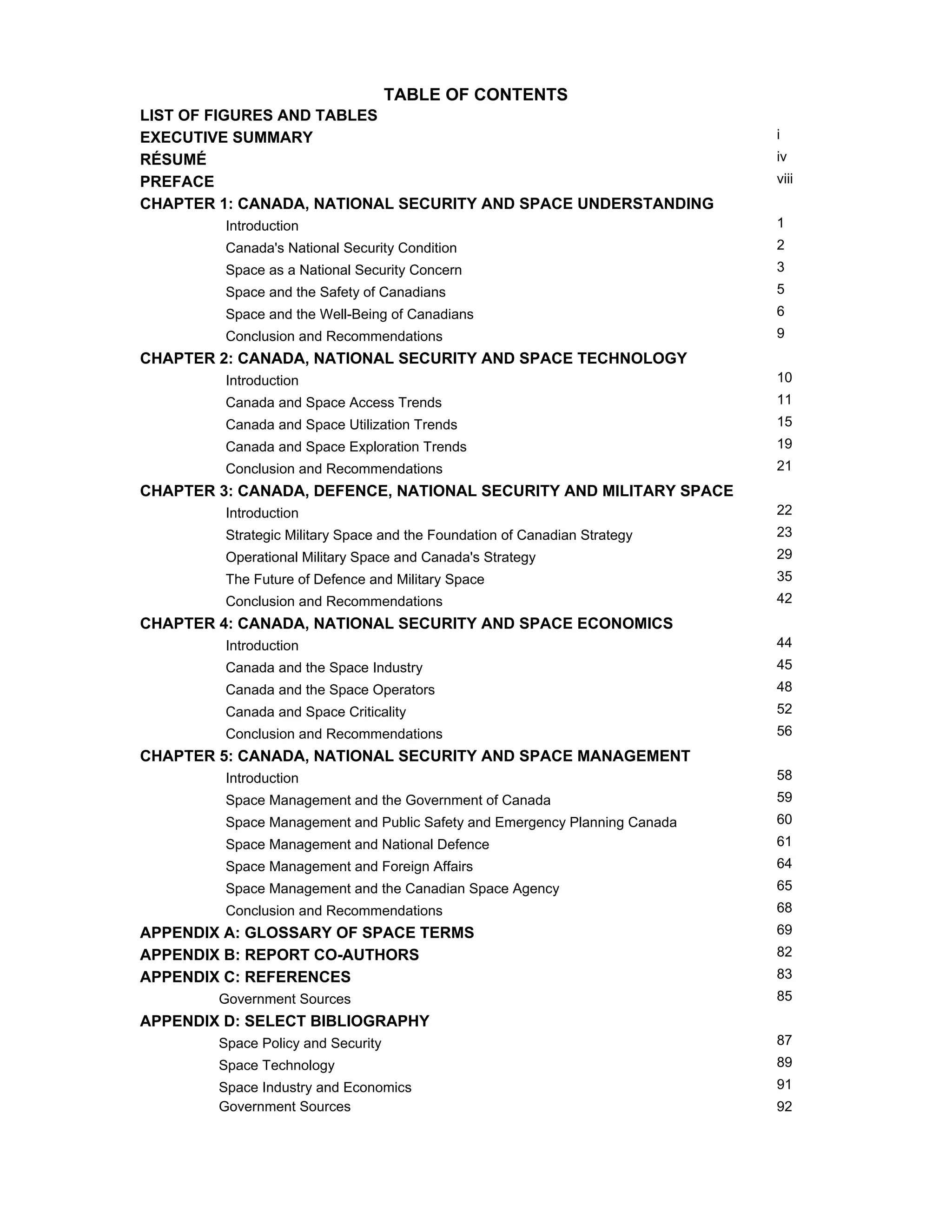 Canada nationalsecurityandouterspace | PDF | Defense Industry | Industries