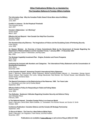 Canada nationalsecurityandouterspace | PDF