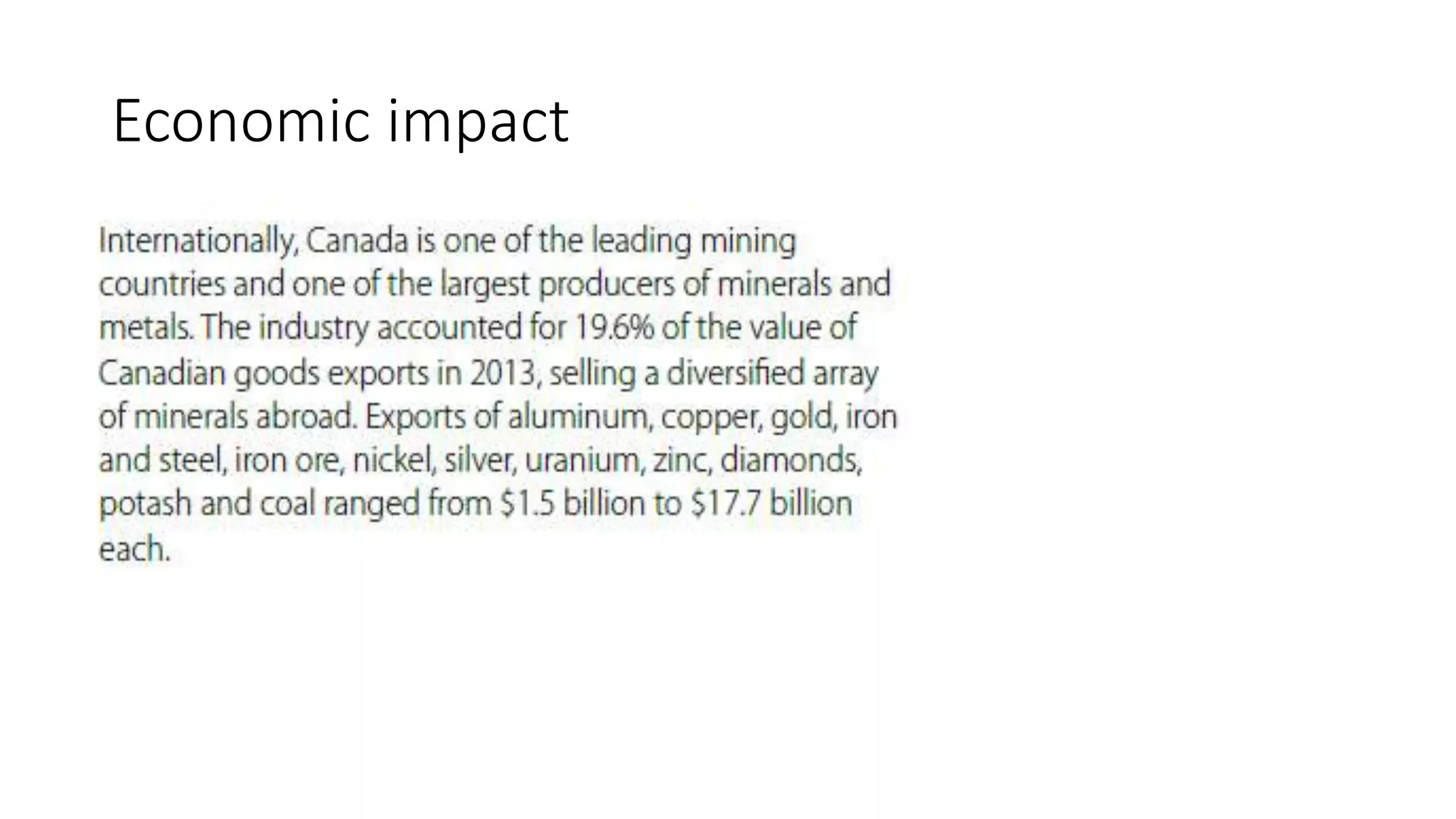 Natural Resources Sector - Canada | PPTX