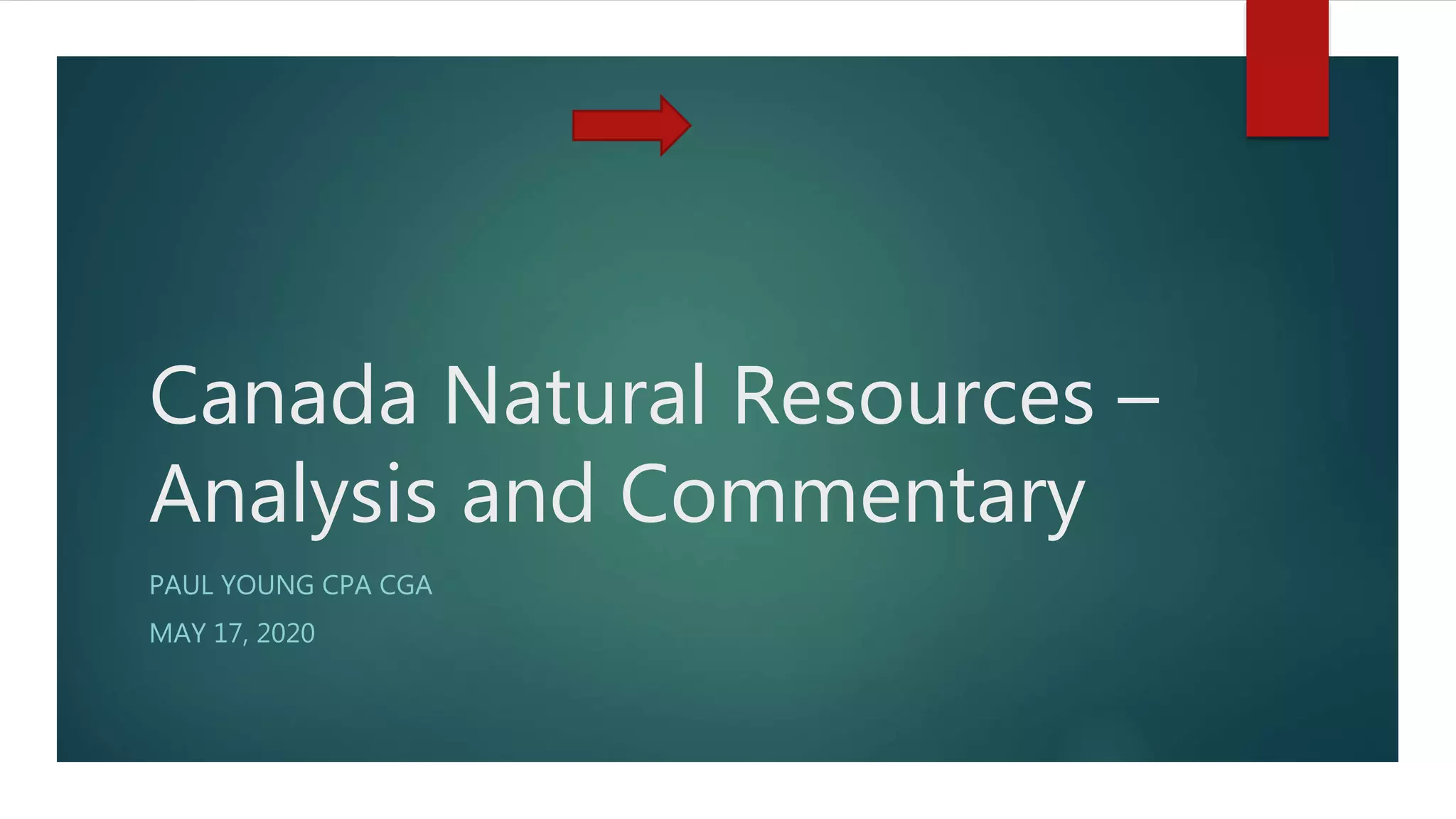 Canada and Natural Resources Development and Export Strategy | PPT