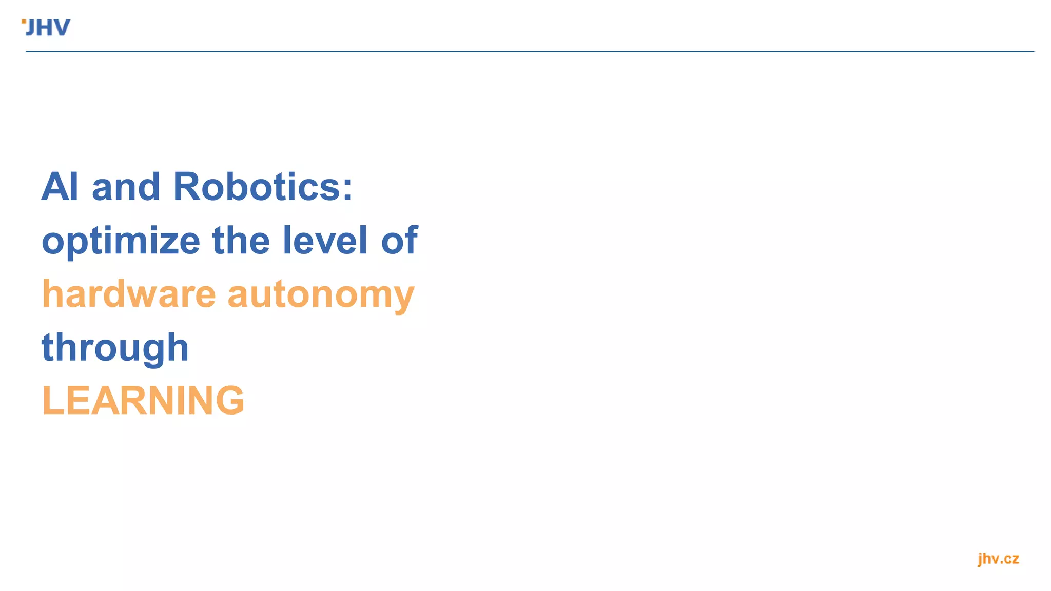 AI != Robotics: Backend Enablement - Daria Hvizdalova | PPT