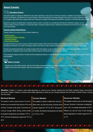 Canada Student Visa Guide | PDF