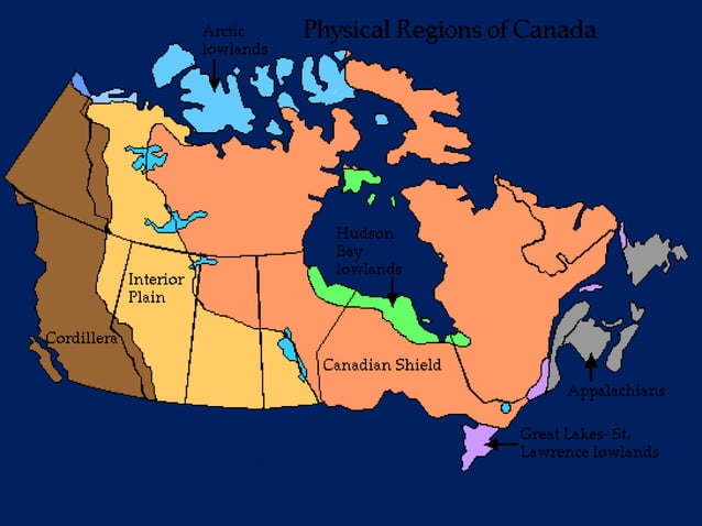 Canada physical features with video links | PPT