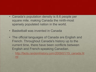 Canada presentation | PPT
